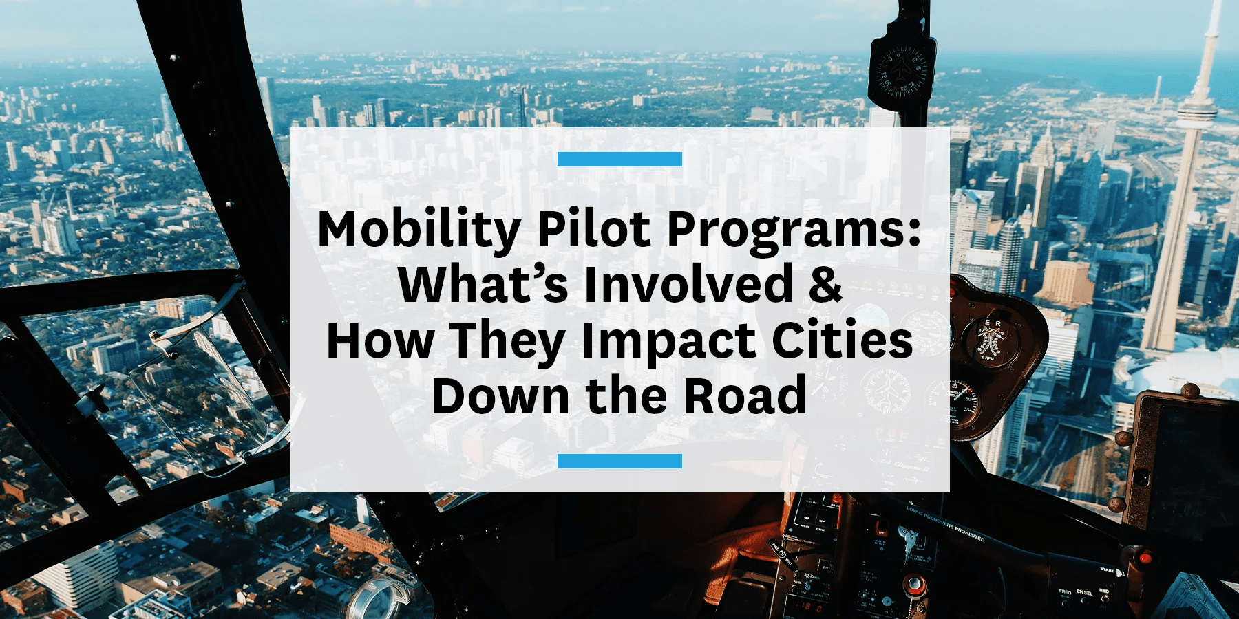 The operations and impacts of mobility pilot programs • TransitScreen® • Actionfigure®
